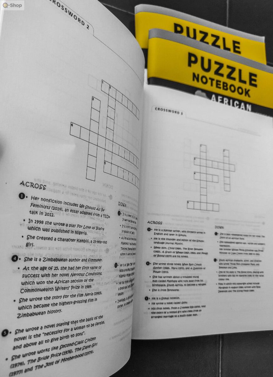 Puzzle Note Book - African Literature – Vallath Books
